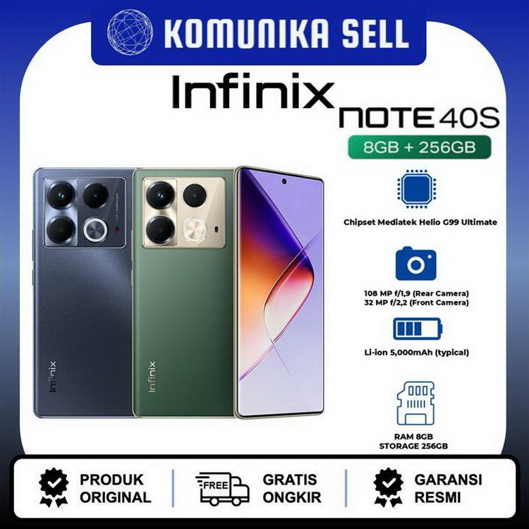 Jual Infinix Note 40S - 8GB/256GB dengan Harga Terbaik di To